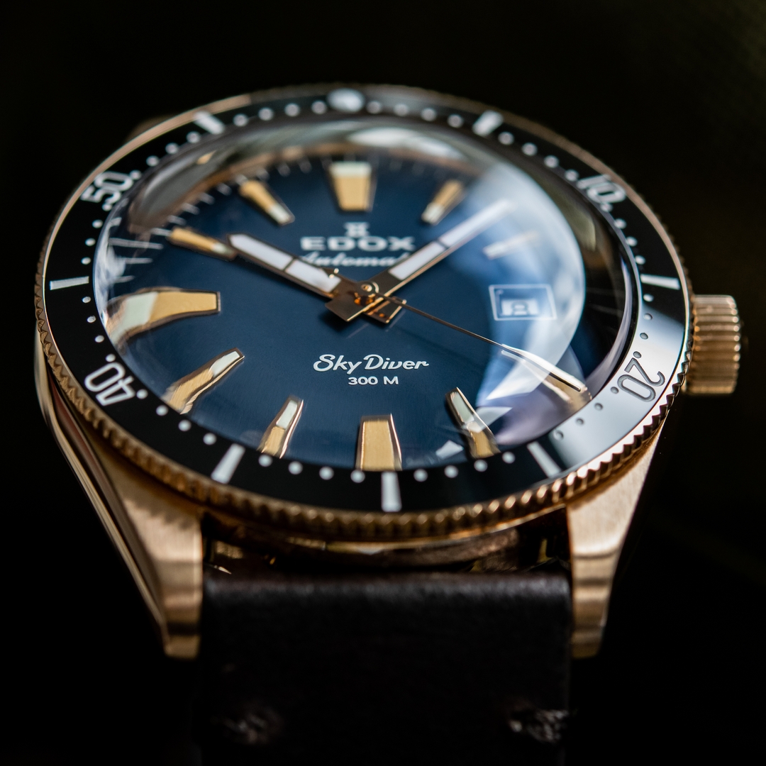 Edox SkyDiver Date Automatic "Bronze" - Edox